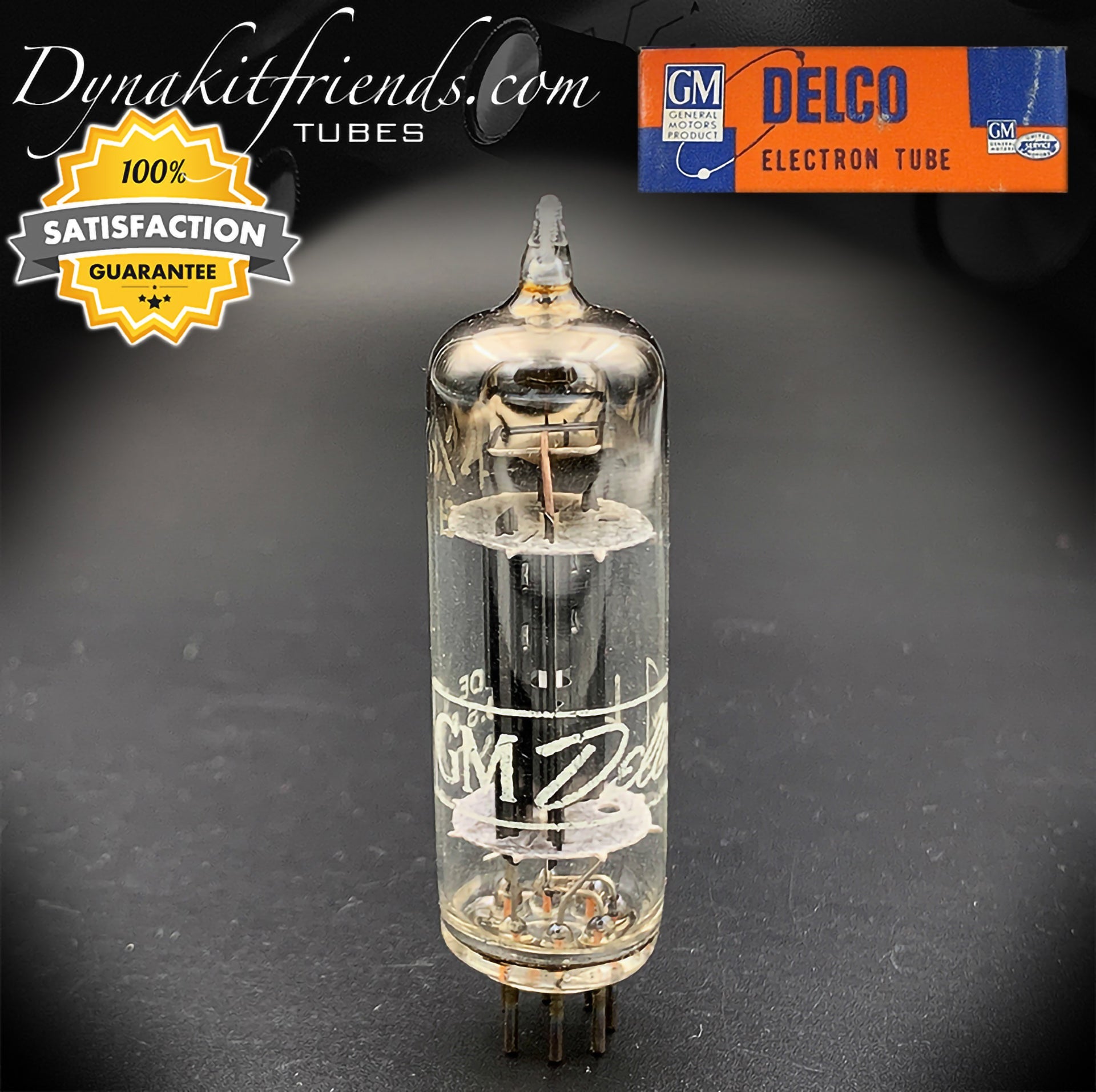 6X4 ( EZ90 ) GM DELCO Black Plates [] Getter Tube Rectifier Made in US ...